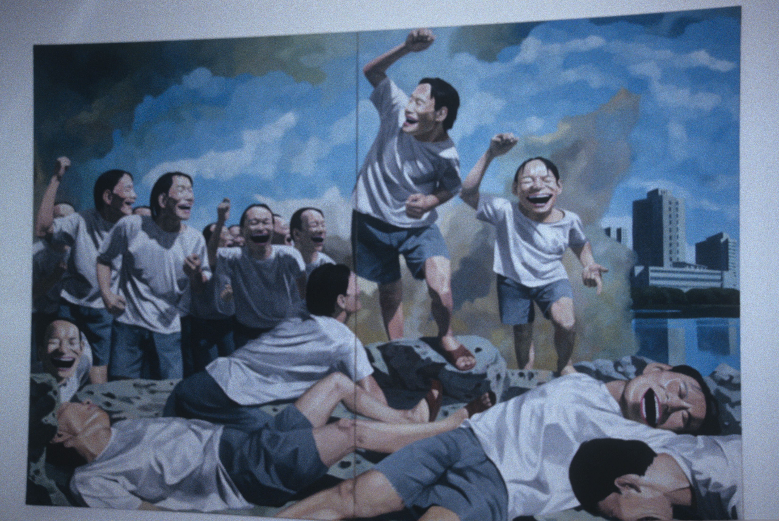 Yue Minjun Freedom Leading The People